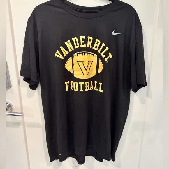 Nike | Shirts | Nike Vanderbilt Commodores Football Tshirt Xxl | Poshmark